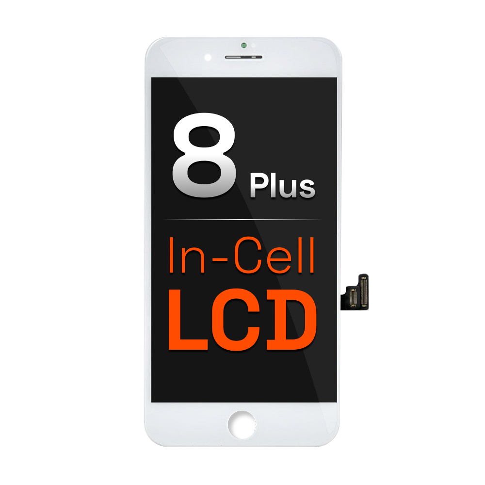 Screen Assembly (MDX) (In-Cell LCD) (White) - For iPhone 8 Plus | Mobio ...
